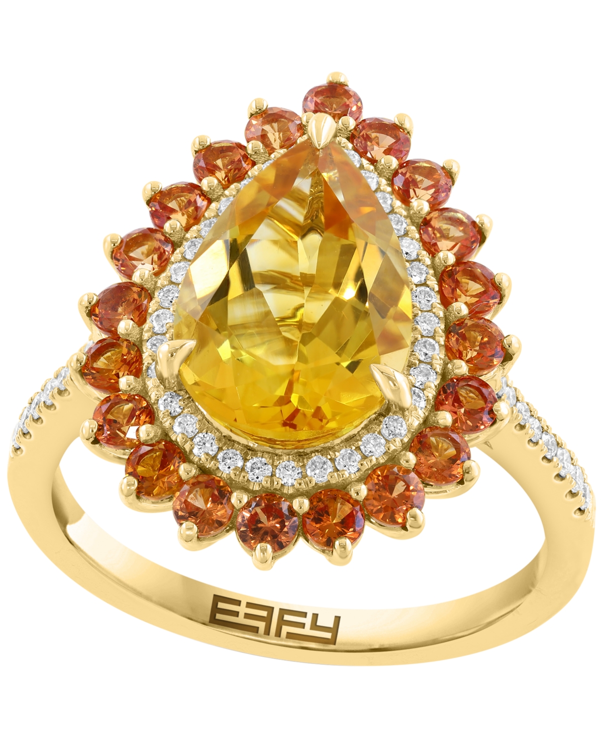 Click here for Effy Collection Citrine (3-3/5 ct. t.w.) & Diamond... prices