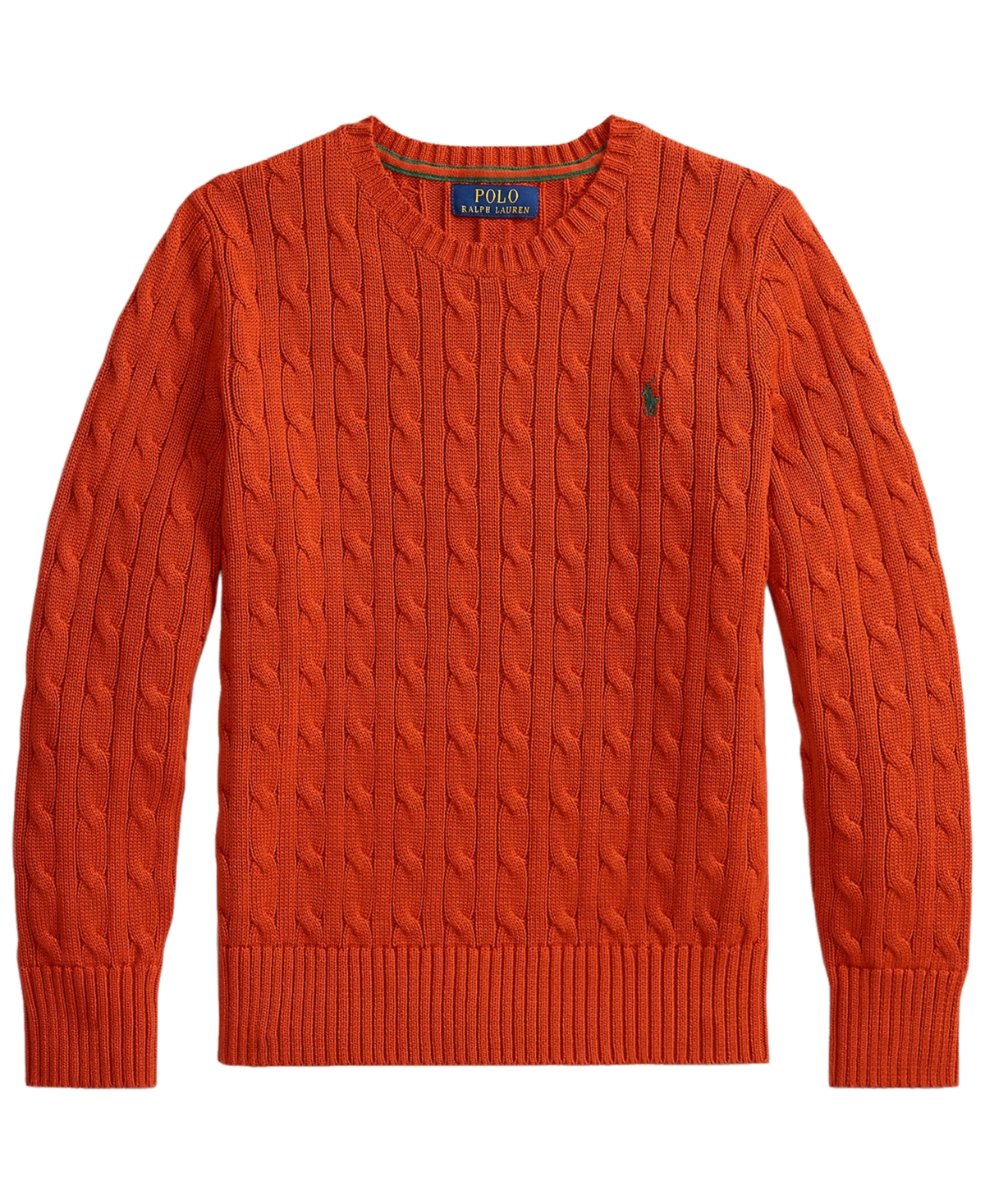 Click here for Polo Ralph Lauren Big Boys Cable- Knit Crewneck Sw... prices