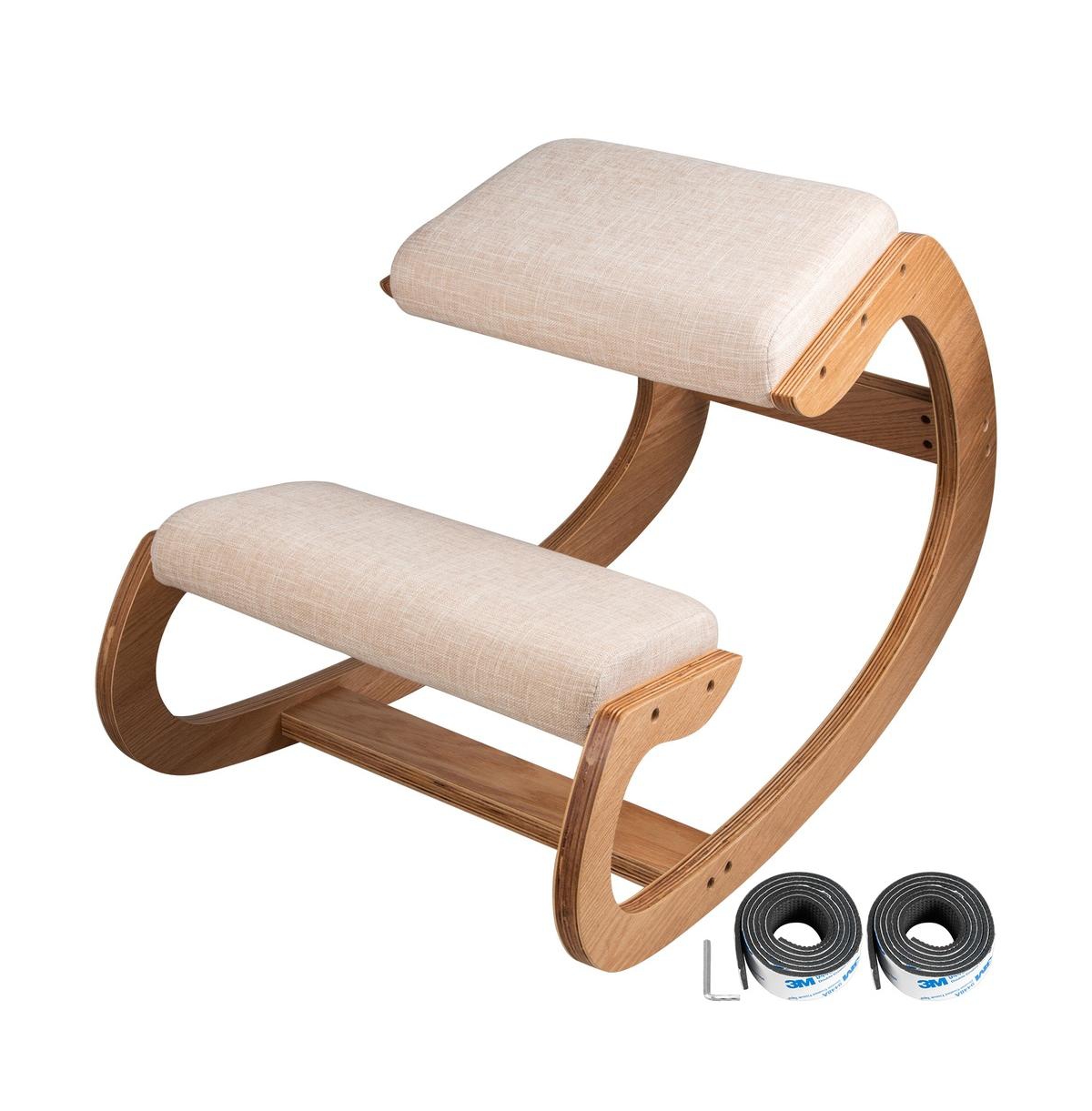Click here for Sugift Ergonomic Kneeling Chair with Birch Wood Fr... prices