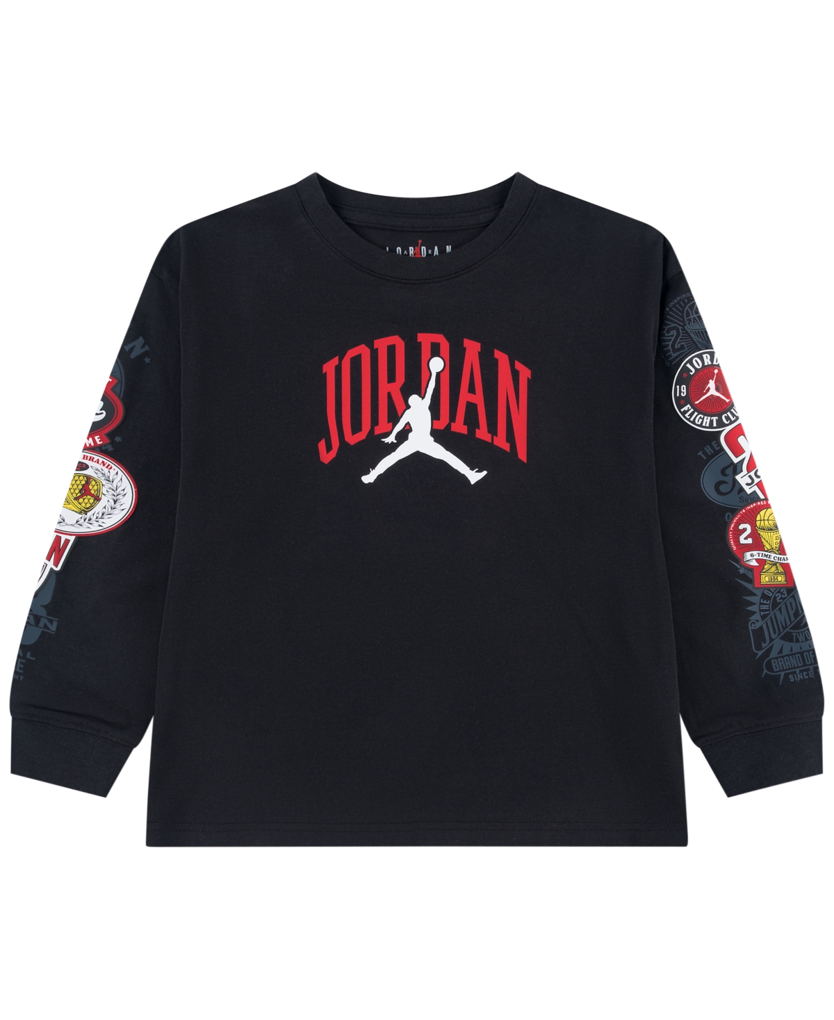Click here for Jordan Boys 8-20 Highway Long-Sleeve T-Shirt - BLA... prices