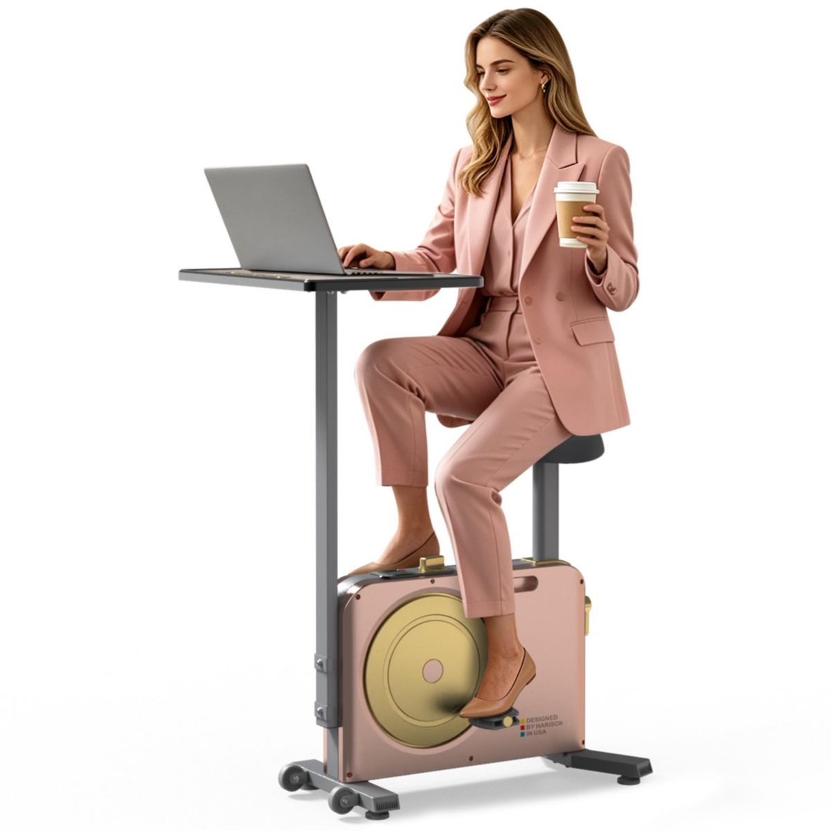 Click here for Harison Muti-functional Exercise Bike with Desktop... prices