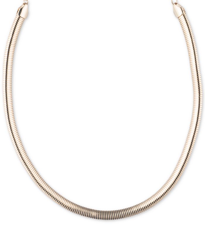 Anne Klein Omega Collar Necklace - Macy's