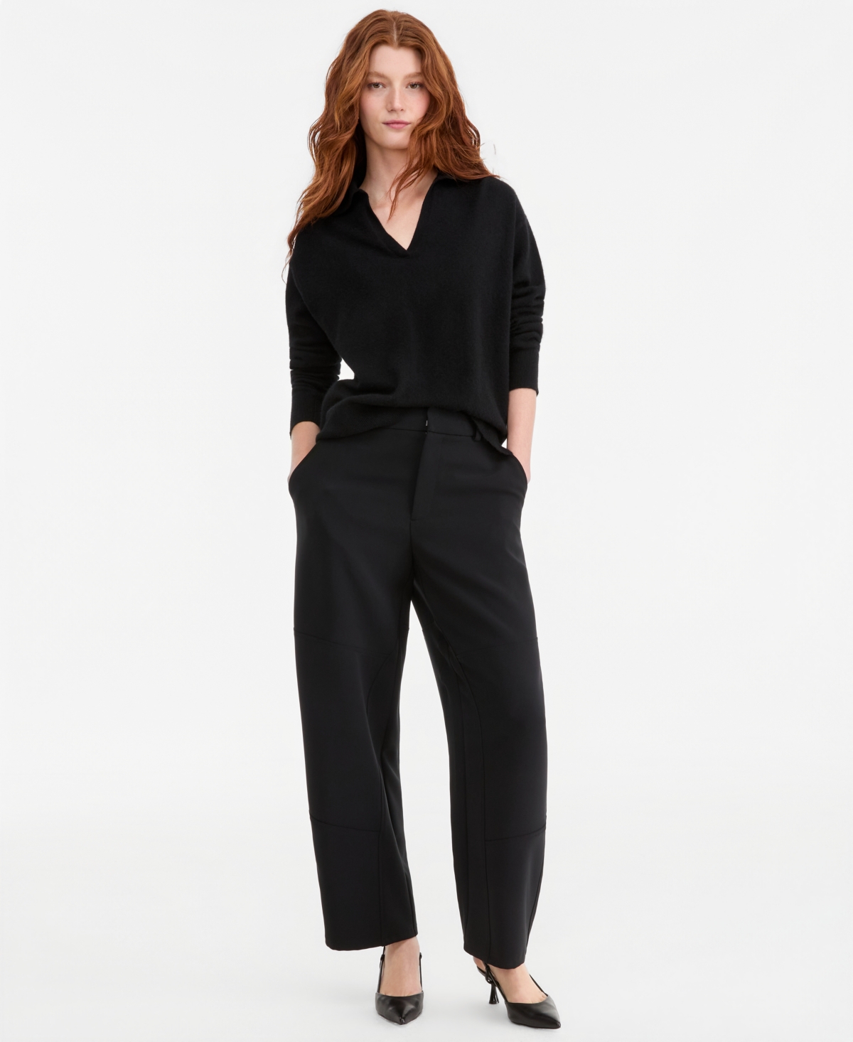 Click here for Charter Club Womens Johnny-Collar 100 Cashmere Lon... prices