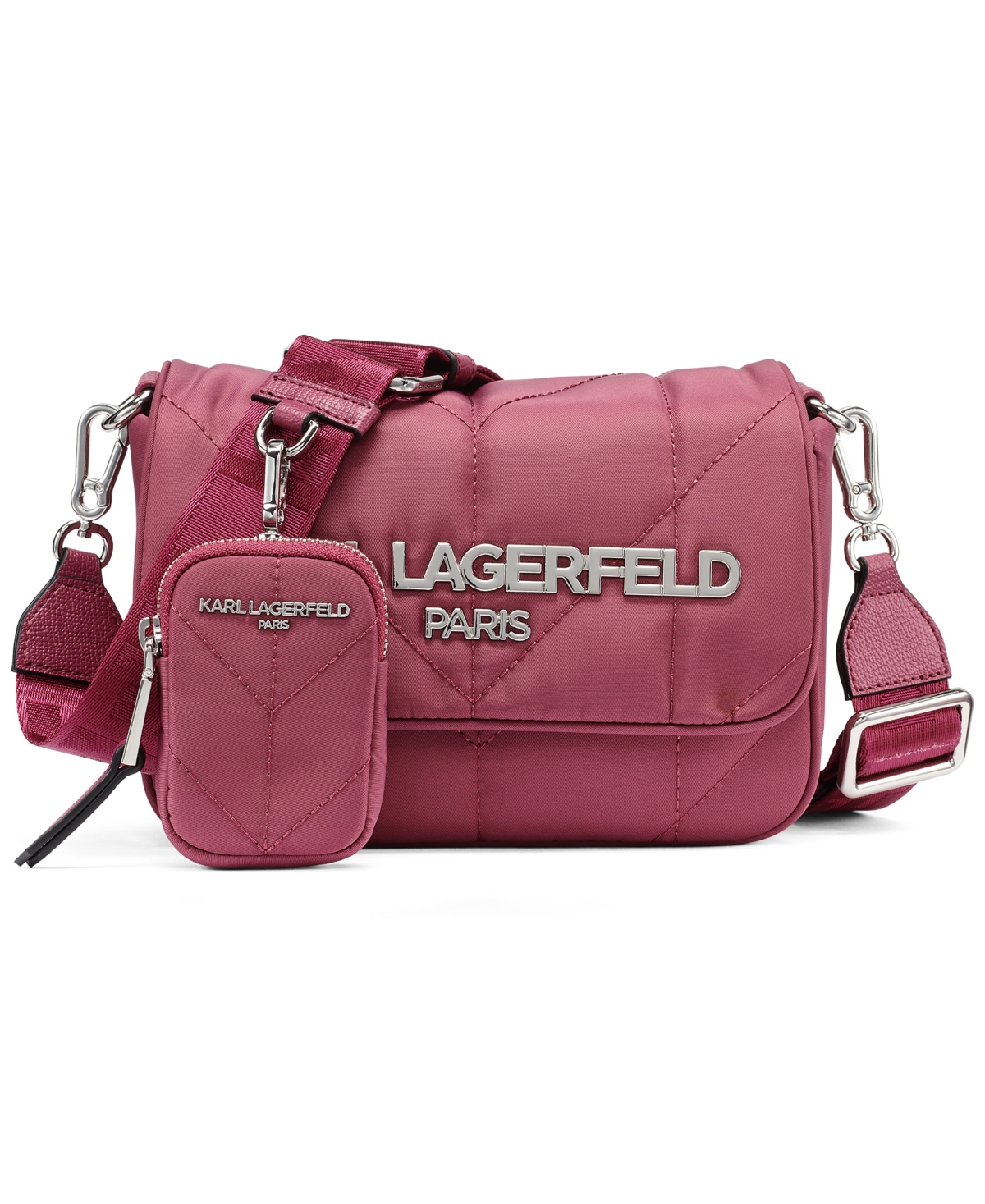 Click here for Karl Lagerfeld Paris Voyage Messenger Bag - Curran... prices