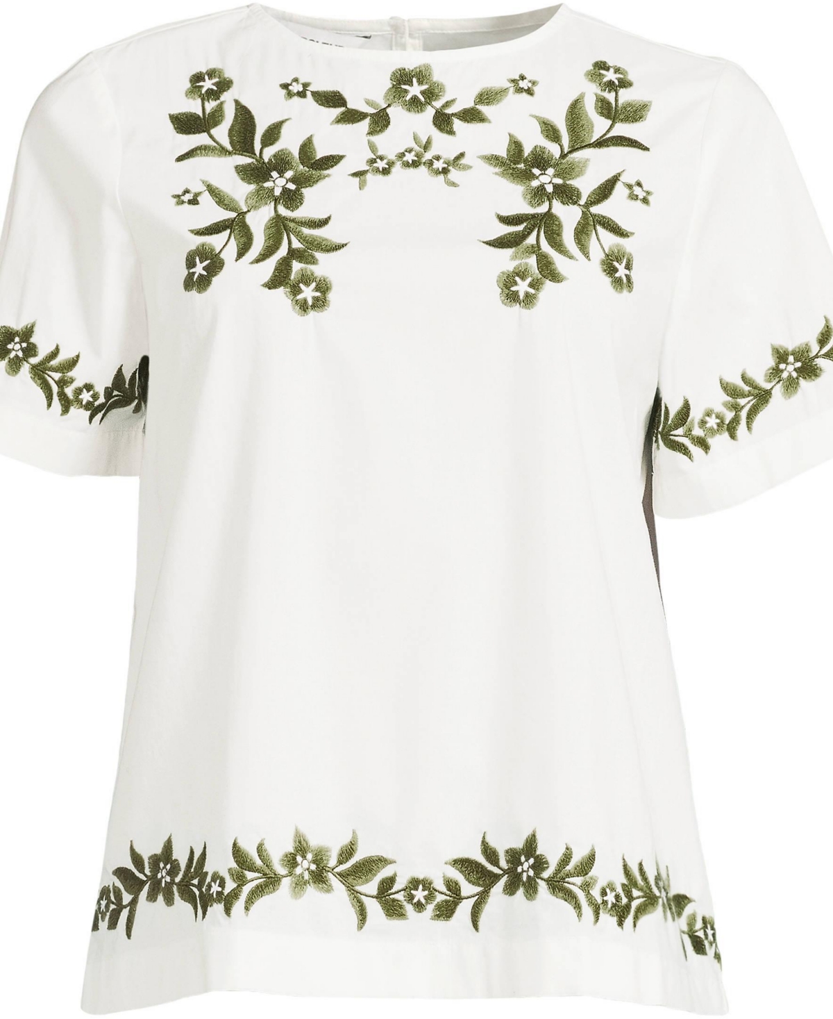 Click here for Lands End WomenS P - Ivory/green floral vine prices