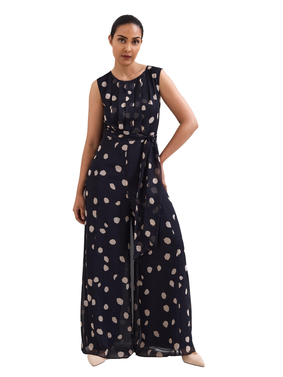 Click here for Phase Eight Womens Maxine Jumpsuit - Navy/ivo prices