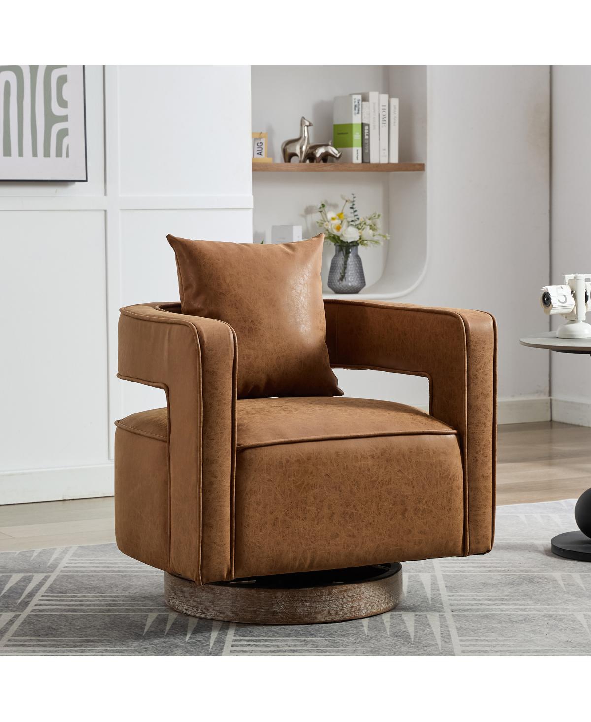 Click here for Streamdale Furniture Modern Swivel Barrel Accent C... prices