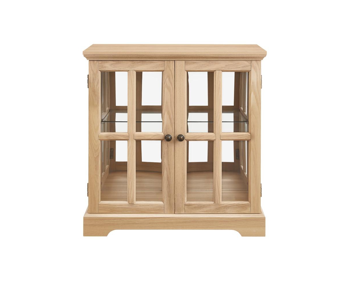 Click here for Retro Two-Door Glass Display Cabinet Remote Contro... prices