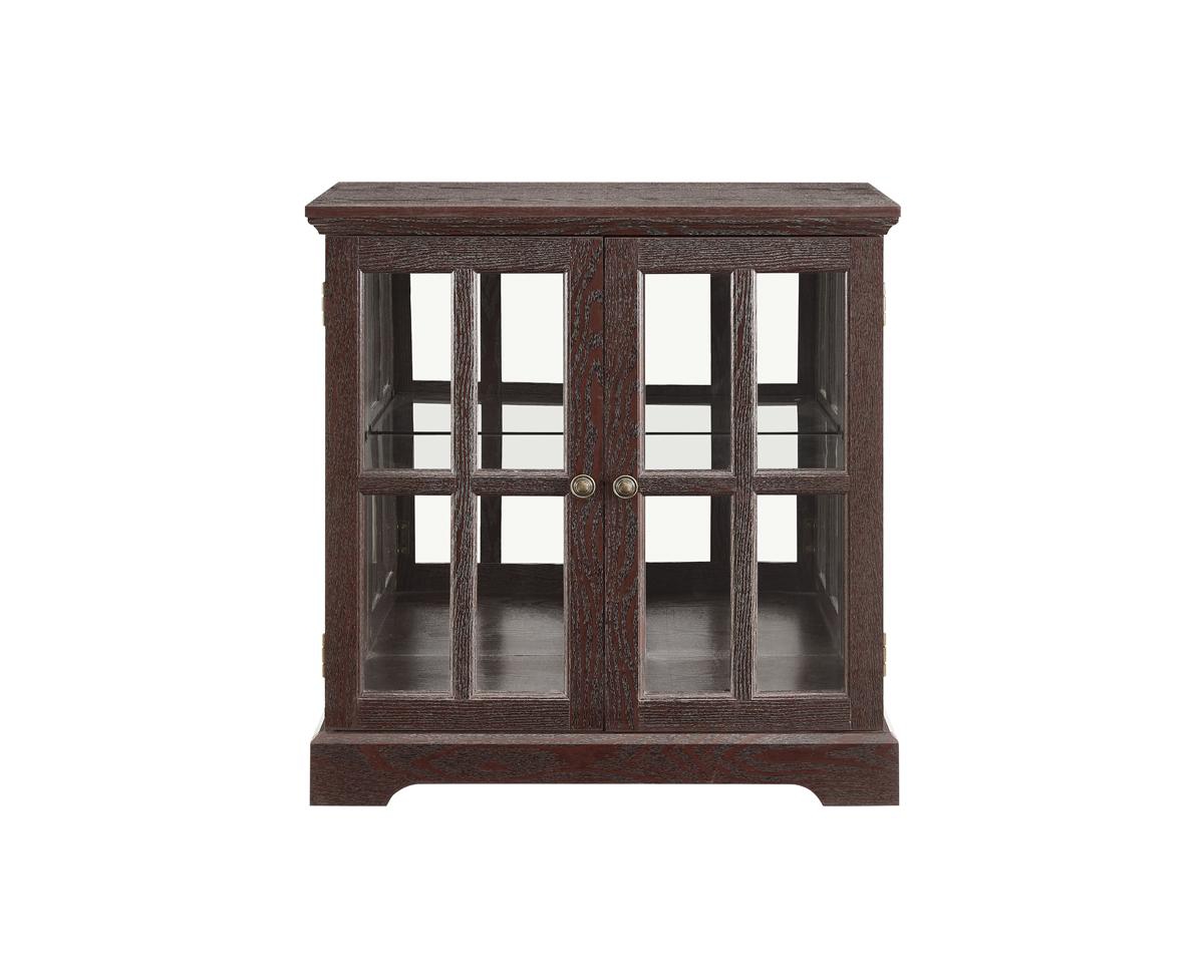 Click here for Retro Two-Door Glass Display Cabinet Remote Contro... prices