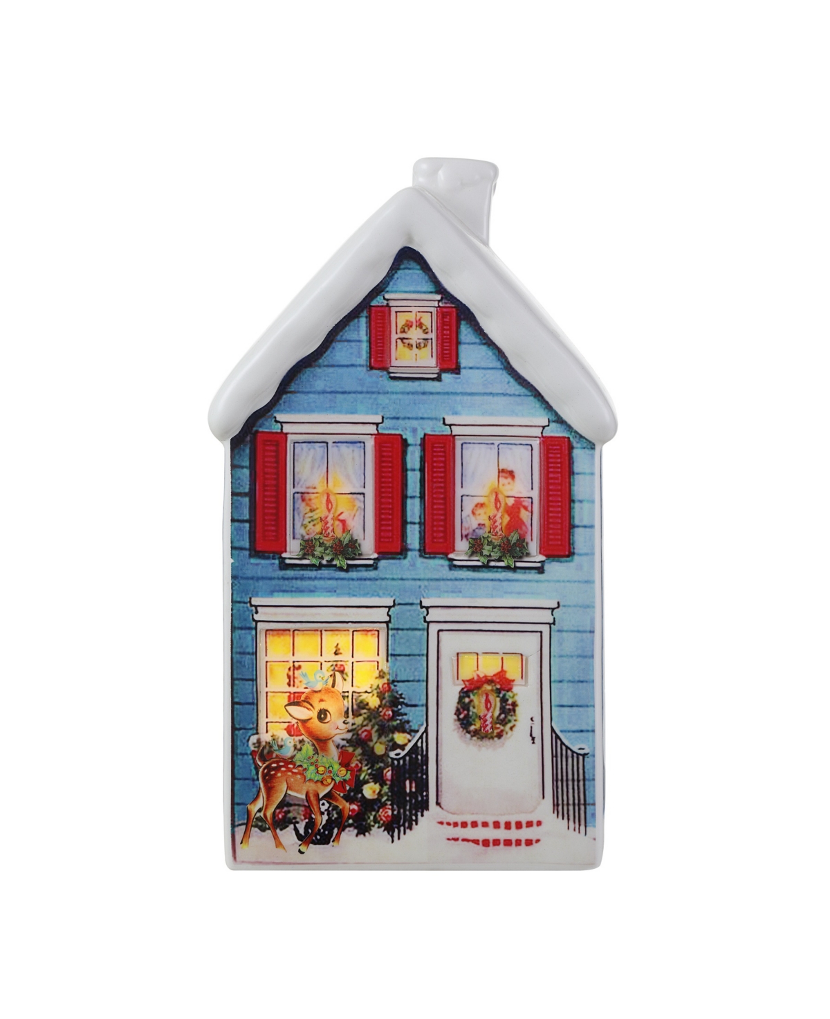 Click here for Mr. Christmas Light Blue Vintage Ceramic Village H... prices