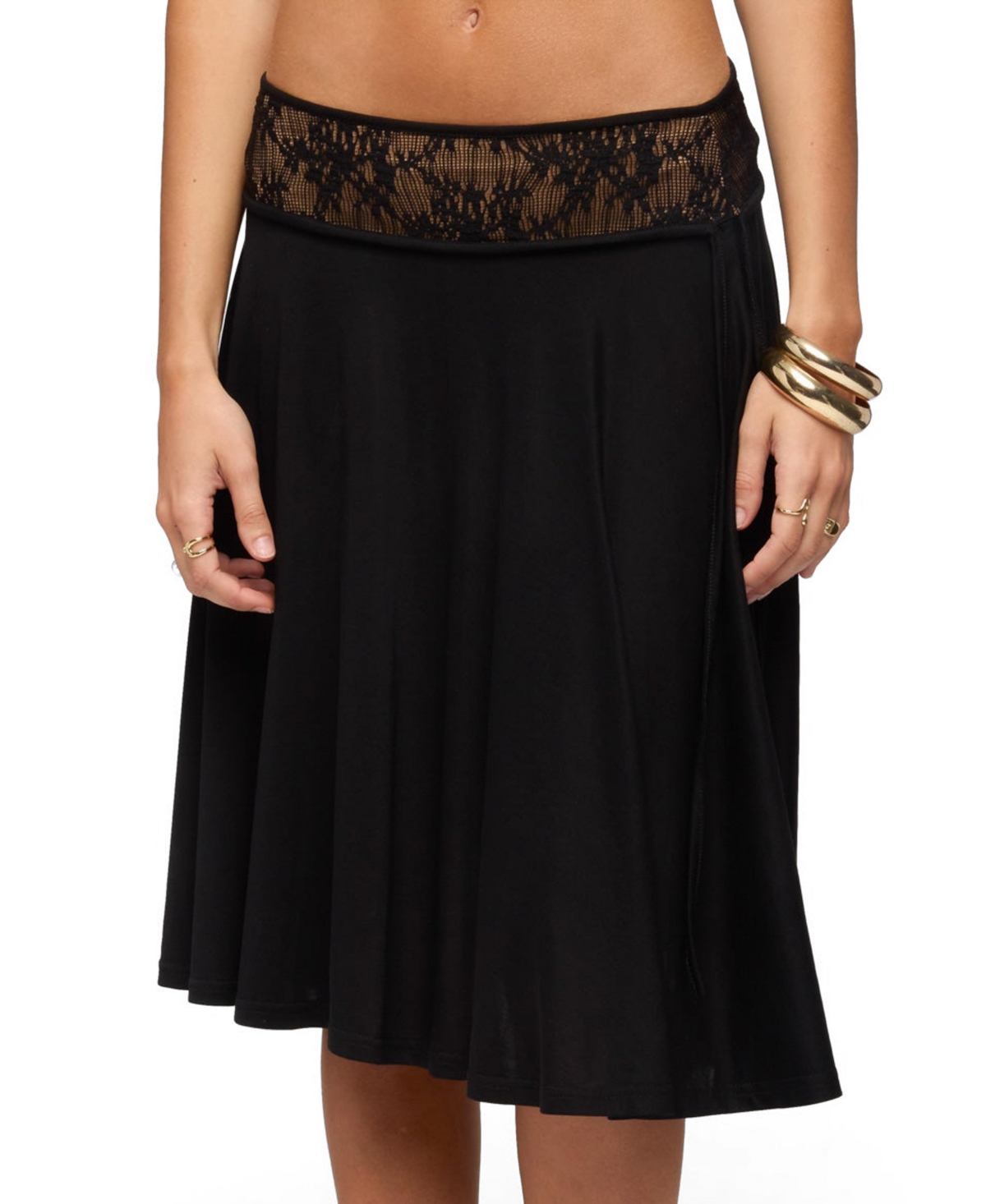 Click here for Edikted Womens Winonah Crochet Waist Midi Skirt -... prices