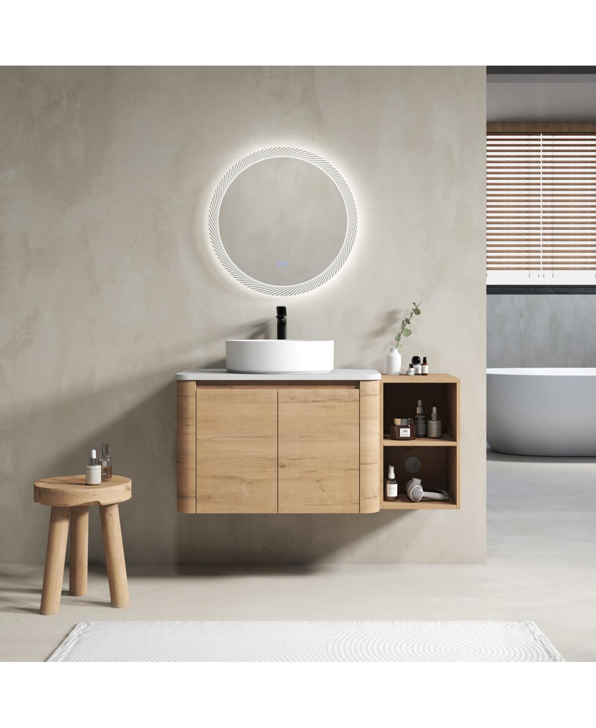 Click here for Sillysis Wall Mounted Bathroom Vanity with Ceramic... prices