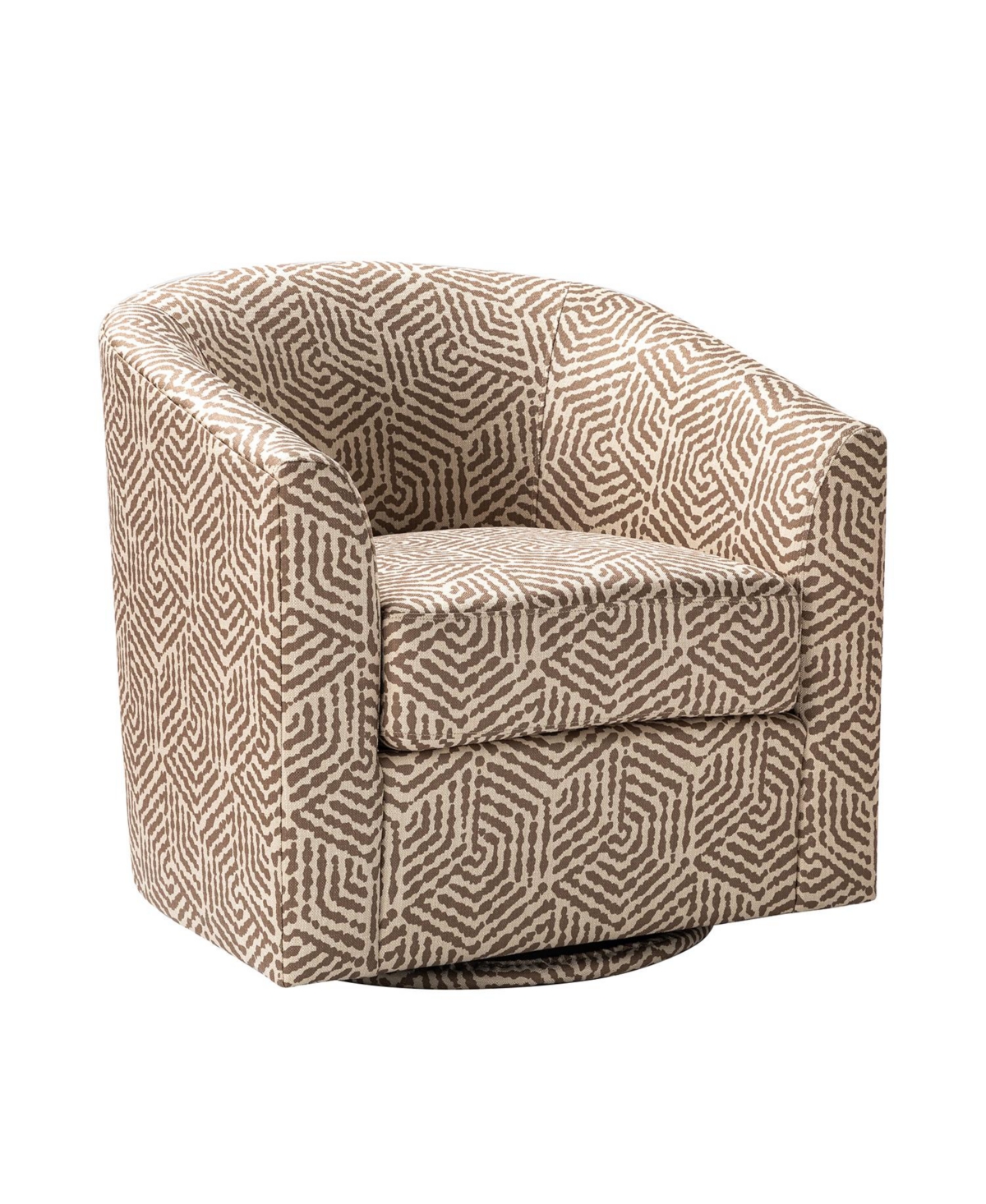 Click here for Hulala Home Amiir Upholstered Swivel Accent Chair... prices