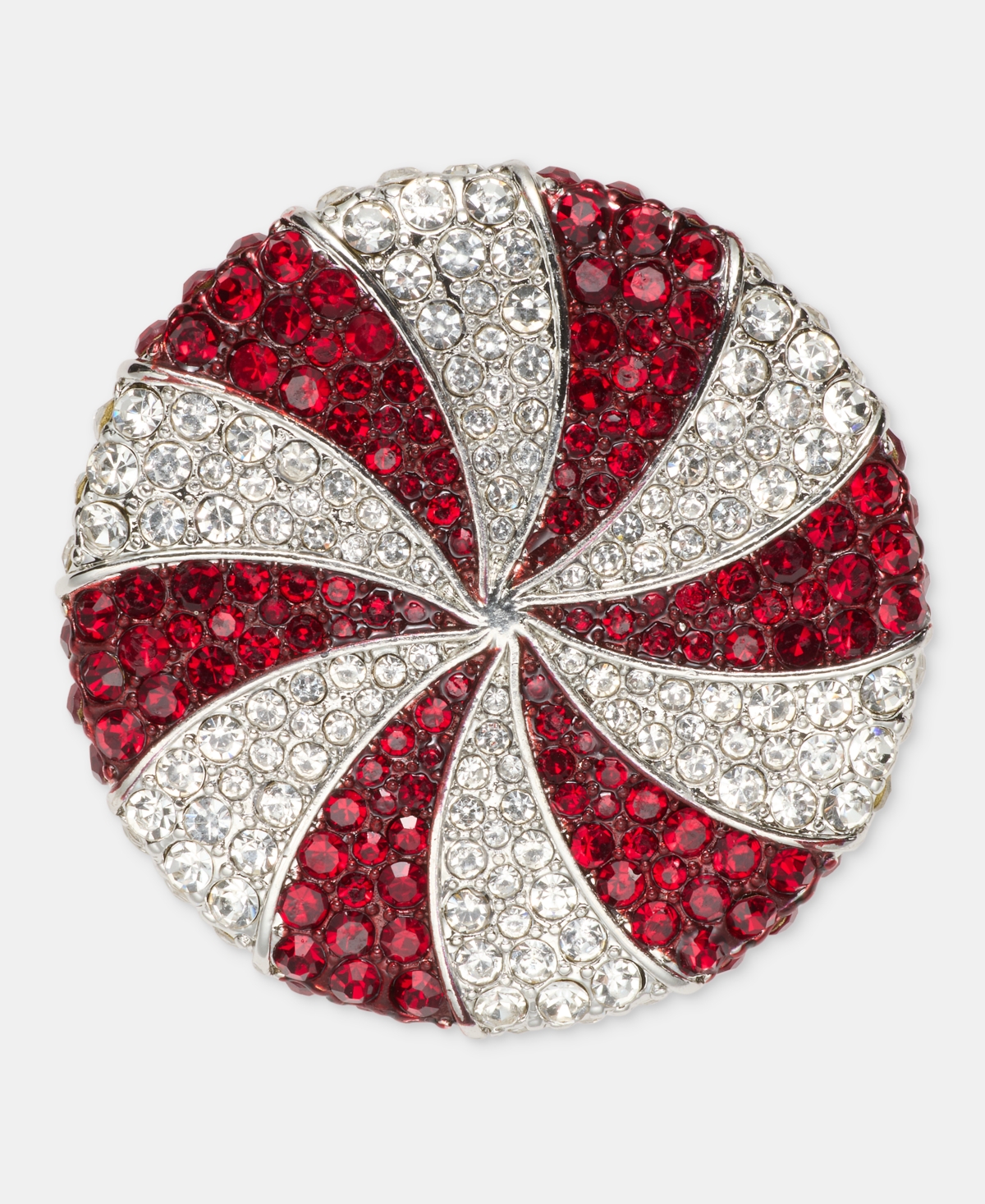 Click here for Holiday Lane Silver-Tone Peppermint Pin  Macys Exc... prices