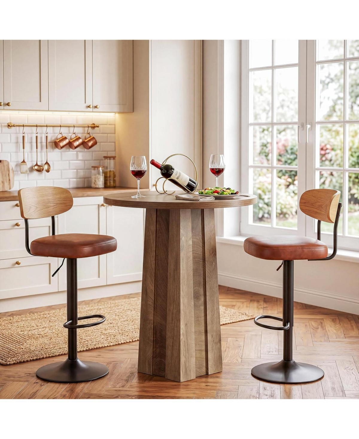 Click here for Tribesigns Round Bar Table  35.43-Inch-High Bistro... prices