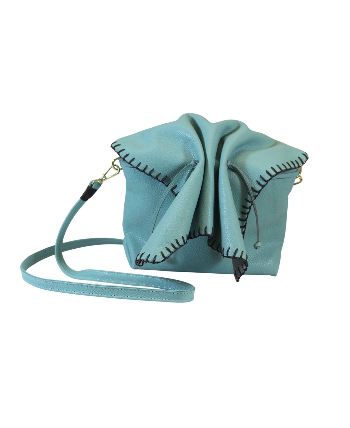Click here for Carlos Falchi Butterfly Leather Bag - Teal prices