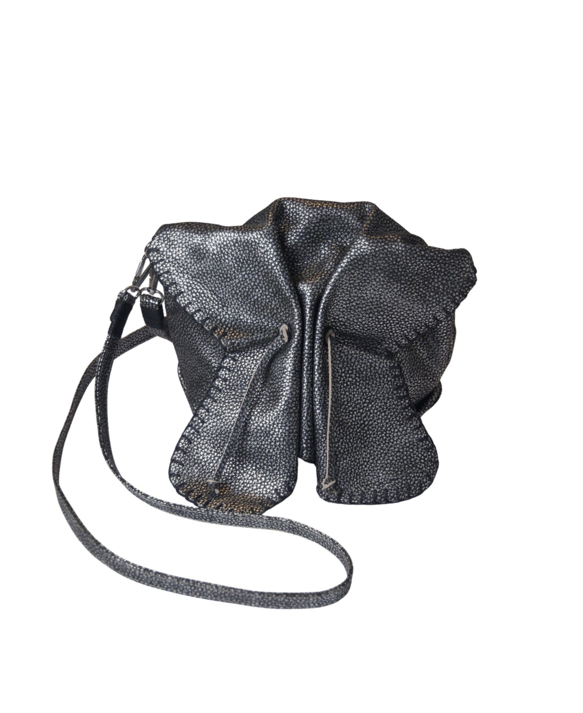 Click here for Carlos Falchi Butterfly Leather Bag - Roman chrome prices