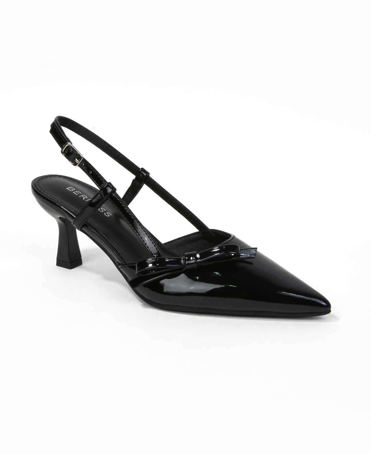 Click here for Berness Womens Cornelia Bow Accented Patent Slingb... prices