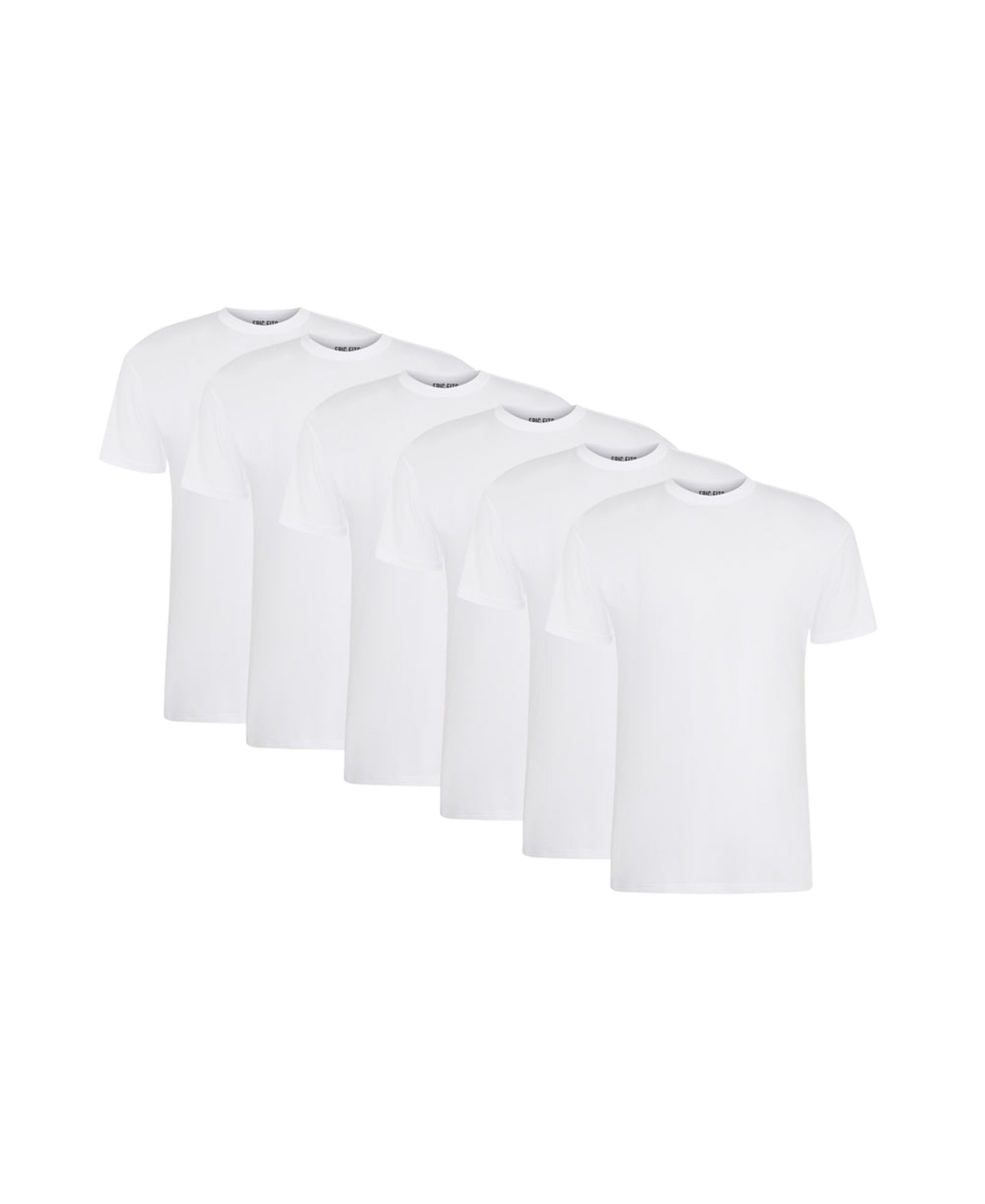 Click here for Epic Fits Mens Active Tech T-Shirt  6-Pack - White prices
