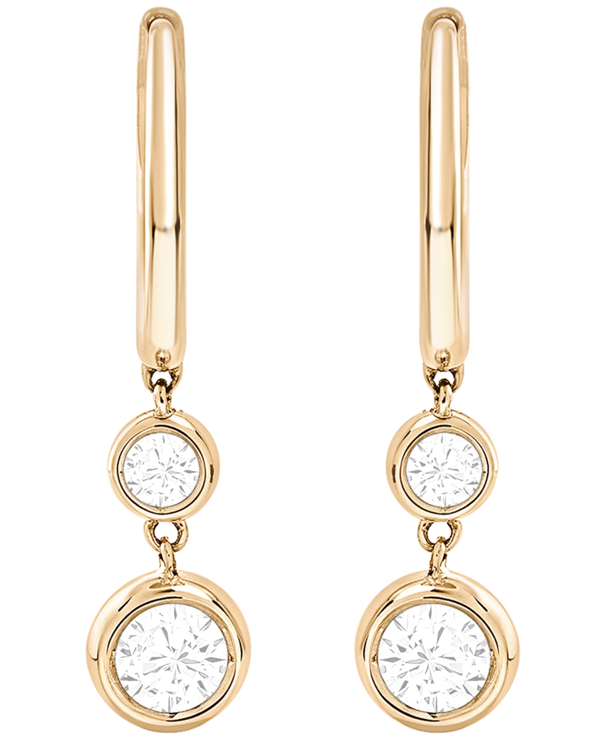 Click here for Macys Lab-Grown Diamond Drop Earrings (1/2 ct. t.w... prices
