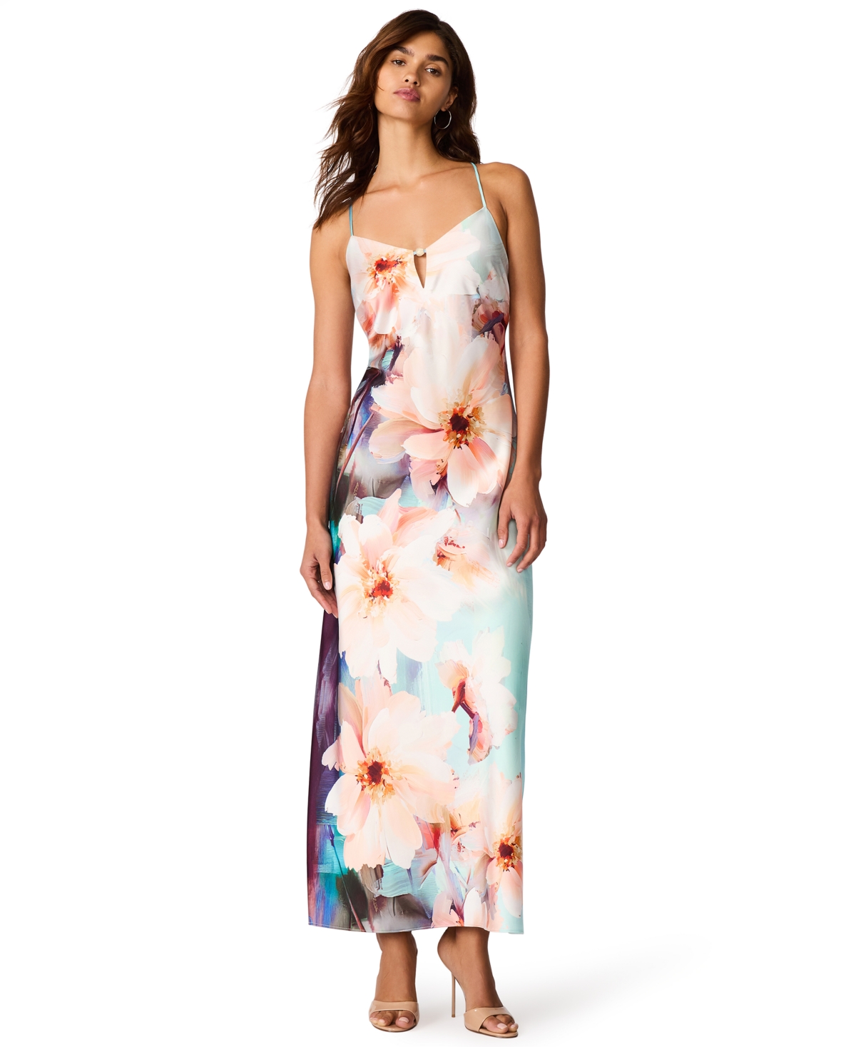 Click here for Steve Madden Juniors Gilette Floral Print Slip Dre... prices