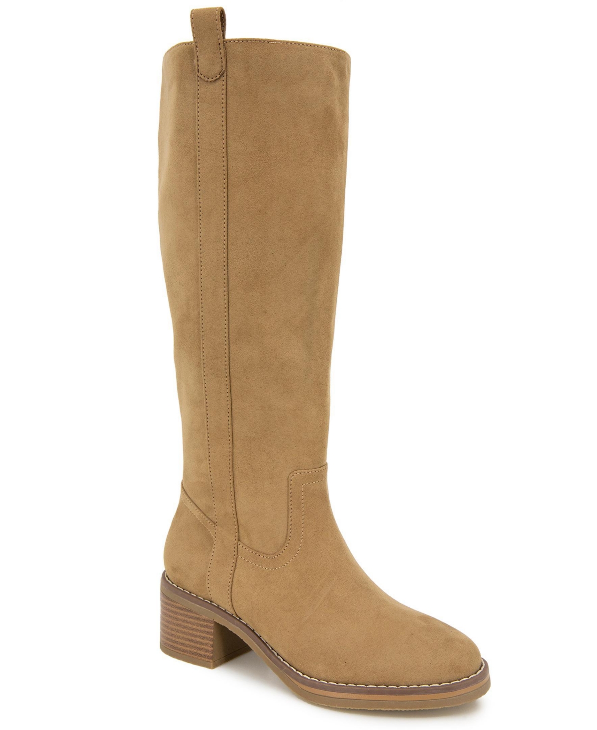 Click here for Kensie Womens Naomi Knee-High Boot - Brown prices