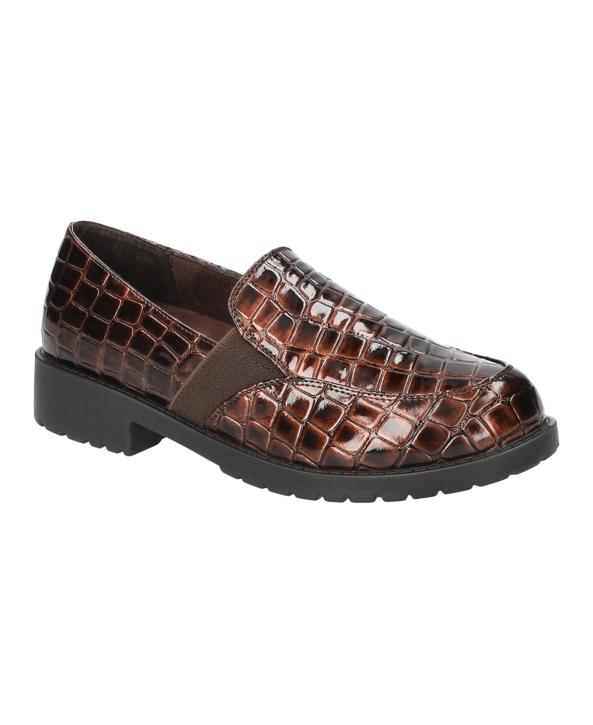 Click here for Easy Street Womens Vanessa Slip-On Loafers - Brown... prices