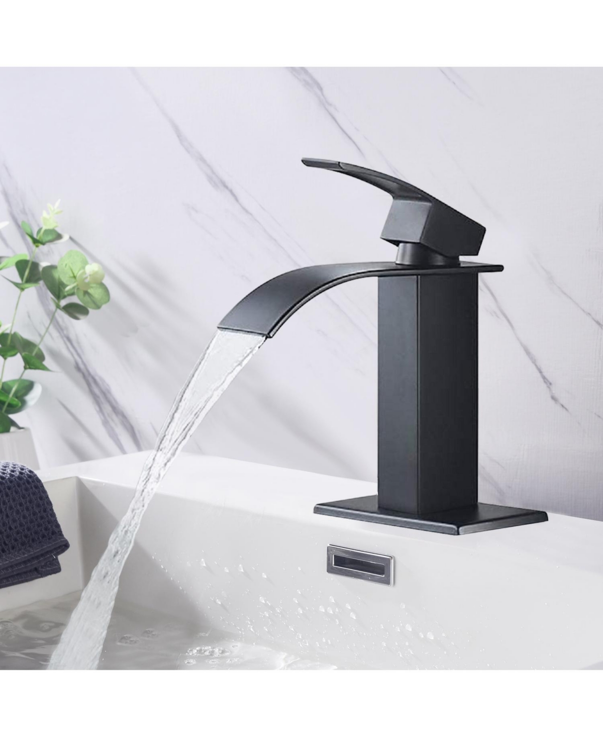Click here for Phying Waterfall Spout Bathroom Faucet Single Hand... prices