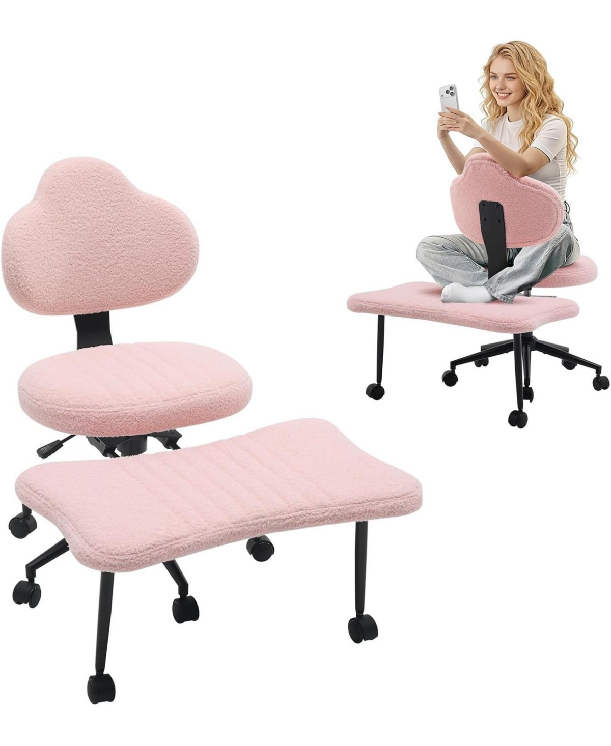 Click here for gaomon Ergonomic Cross Legged Chair  360 Degree Sw... prices