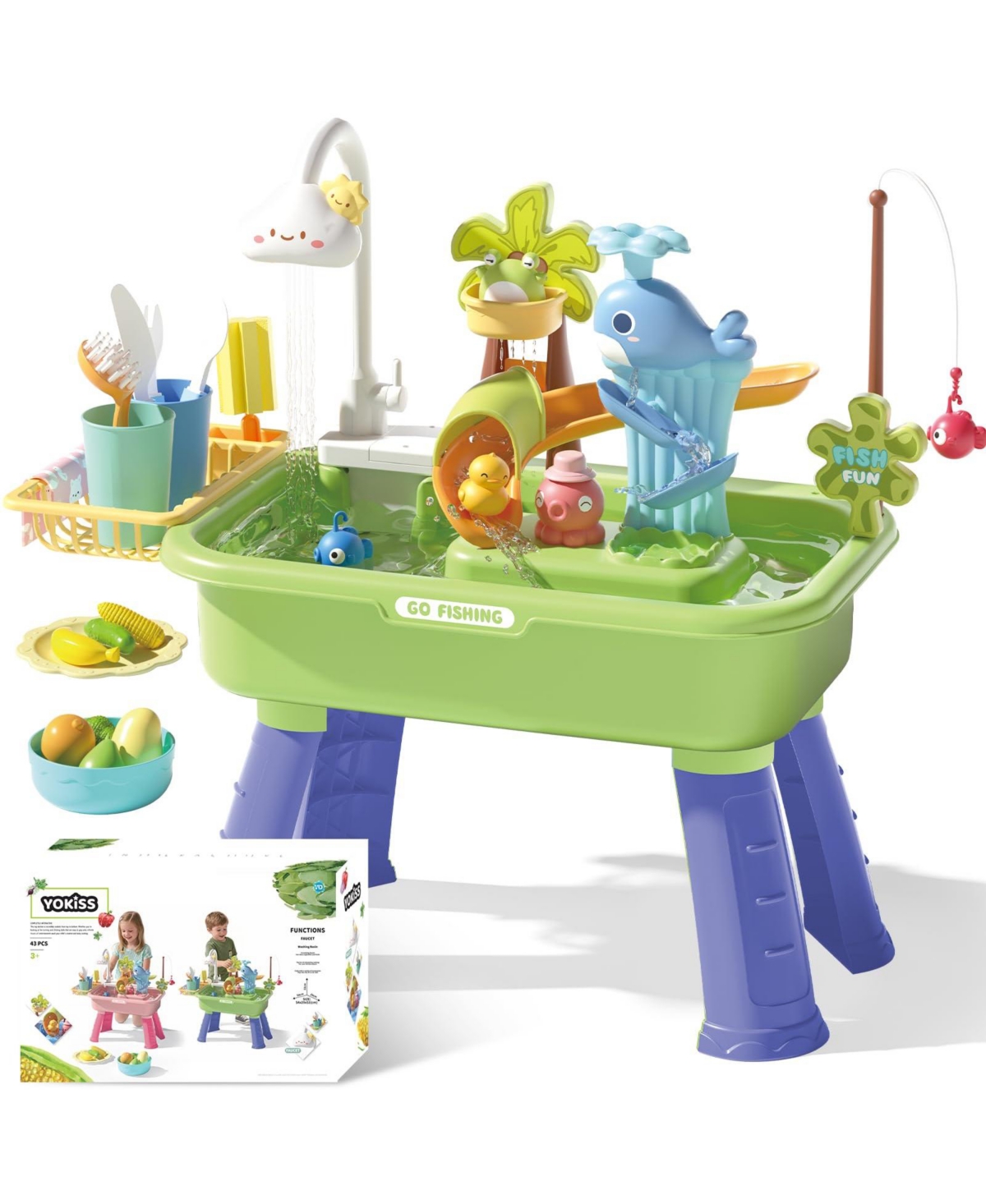 Click here for Gnuadz Sand Water Table Fishing Game Kitchen Sink... prices
