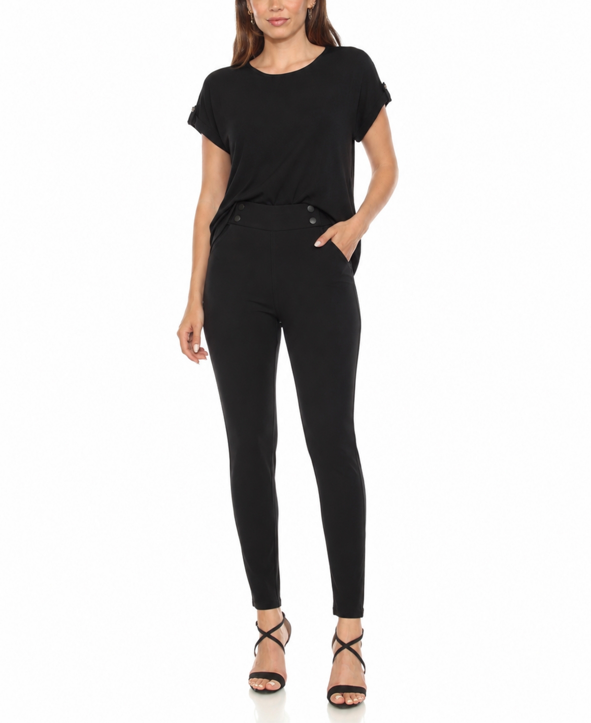 Click here for White Mark Womens Dolman Short-Sleeve Top and Scub... prices
