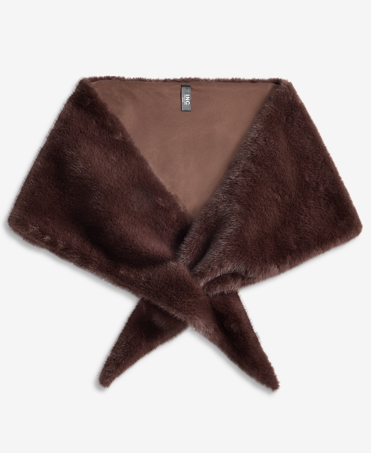 Click here for I.n.c. International Concepts Womens Faux-Fur Tria... prices