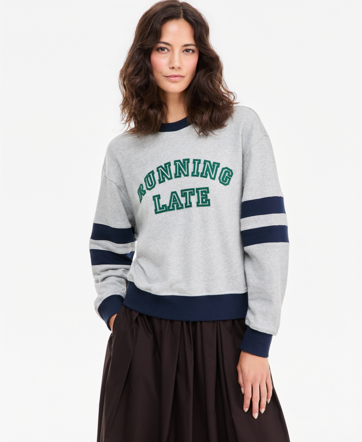 Click here for On 34th Womens Running Late Graphic Sweatshirt  Ma... prices