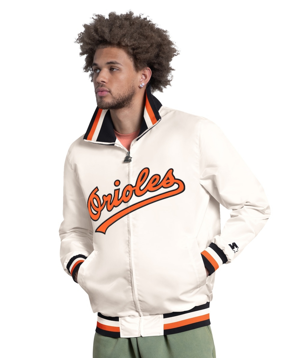 Click here for Starter Mens White Baltimore Orioles The Captain C... prices