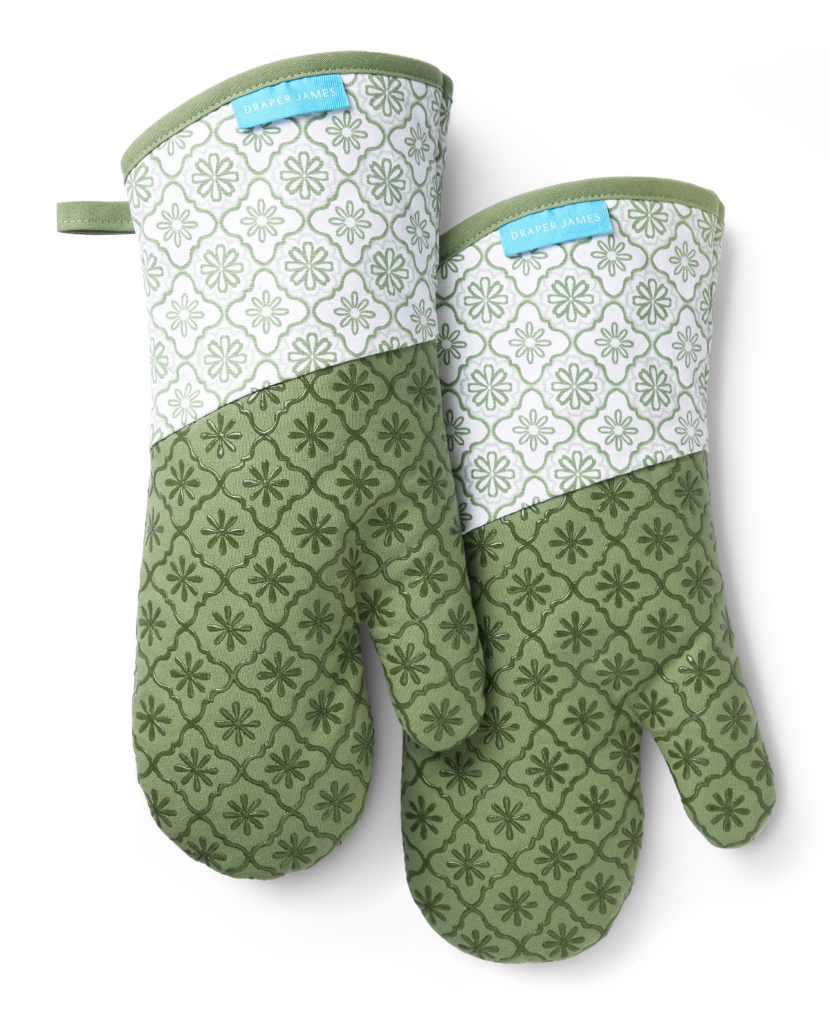 Click here for Draper James Allover Geo Floral 2-Pack Oven Mitts... prices