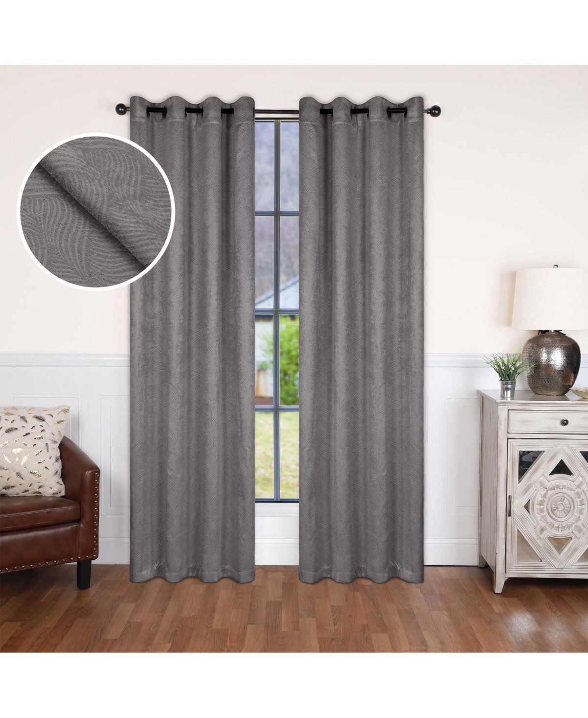 Click here for Superior Wave Geometric Washable Room Darkening Bl... prices