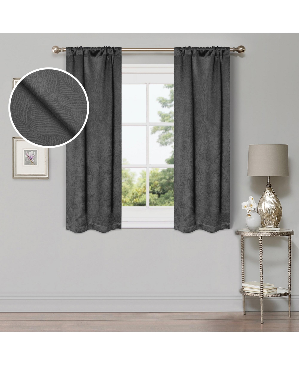 Click here for Superior Wave Geometric Washable Room Darkening Bl... prices