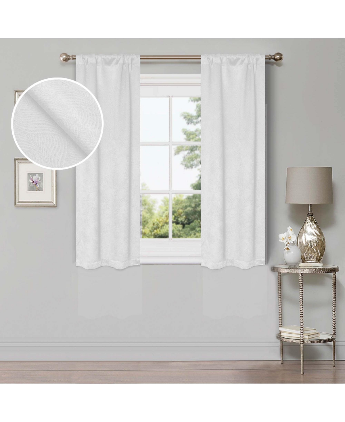 Click here for Superior Wave Geometric Washable Room Darkening Bl... prices