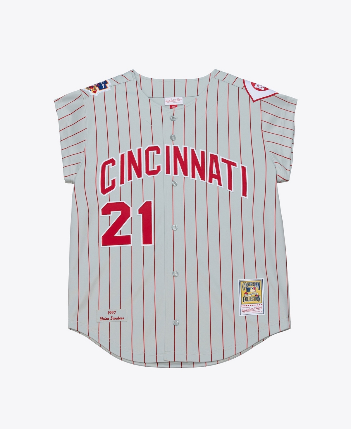 Click here for Mitchell & Ness Mens Deion Sanders Gray Cincinnati... prices