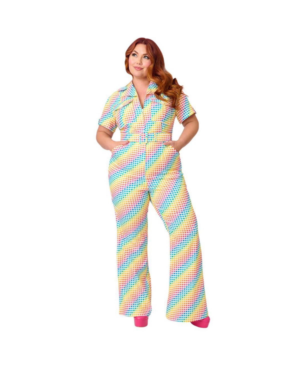 Click here for Smak Parlour Plus Size Valentine Flare Jumpsuit -... prices
