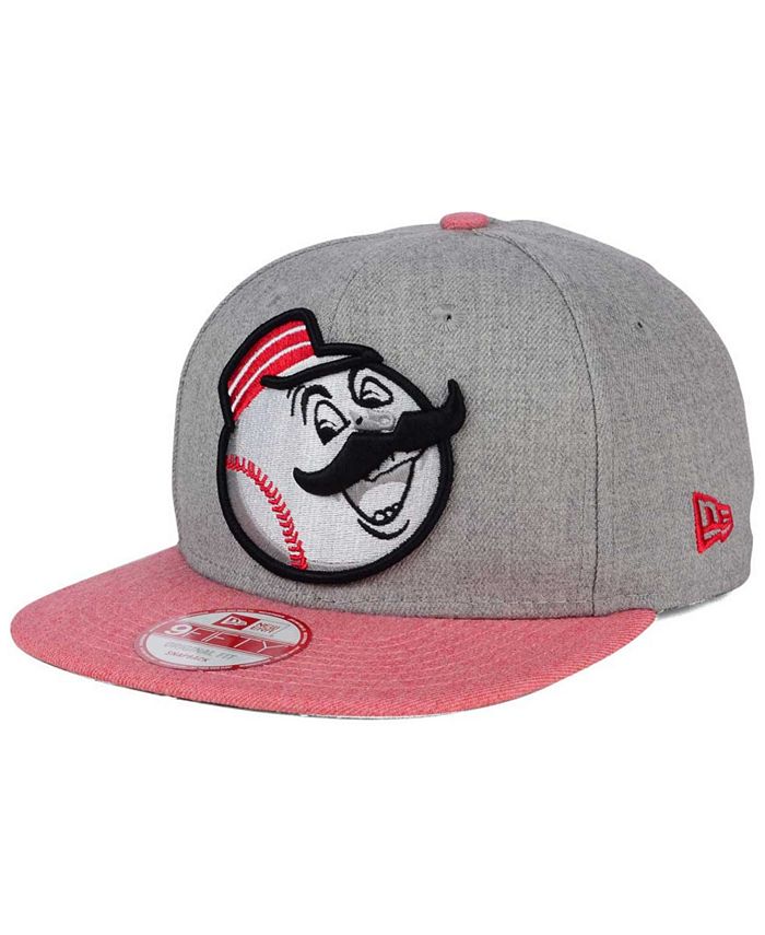 New Era Cincinnati Reds Heather 2Tone Snapback Cap - Macy's