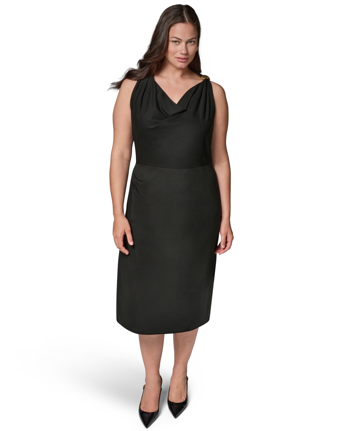 Click here for Donna Karan New York Plus Size Shoulder Hardware S... prices