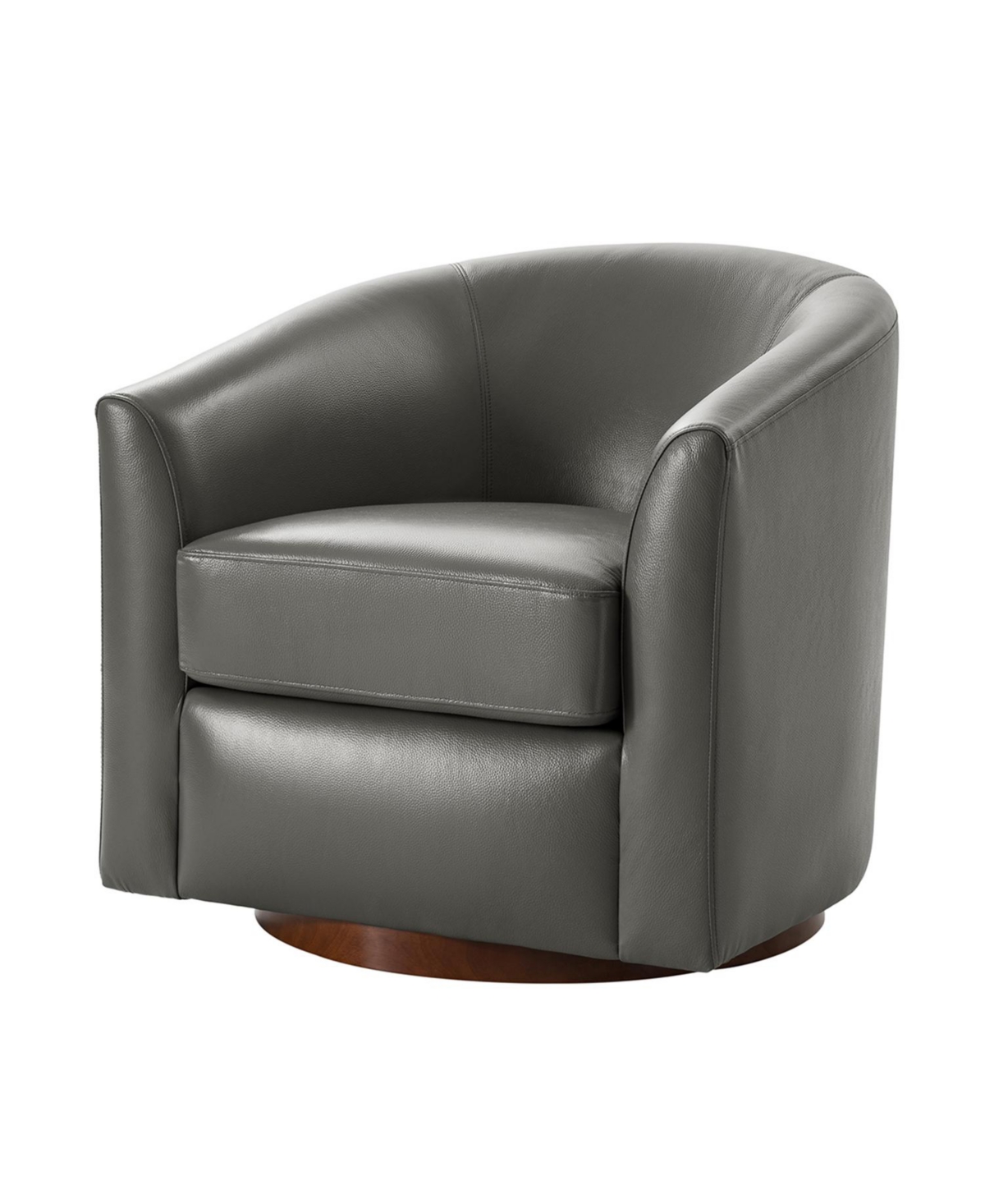 Click here for Hulala Home Amiir 30.5 Wide Genuine Leather Swivel... prices
