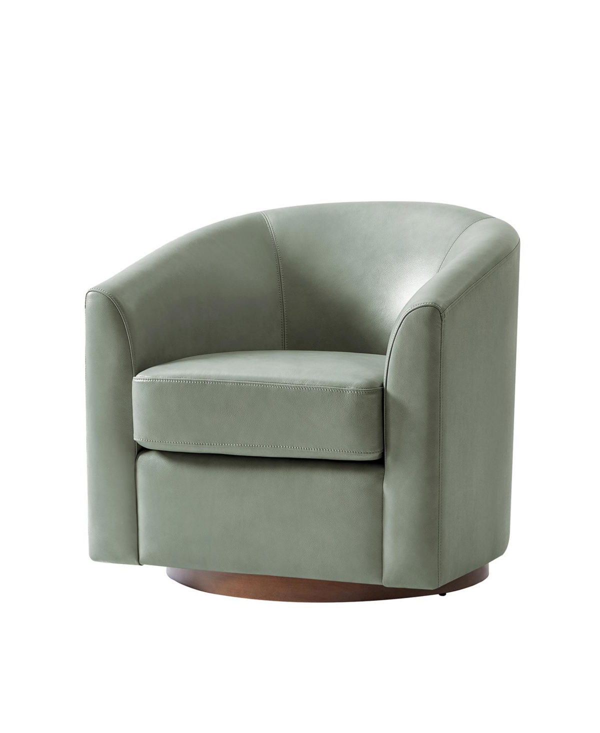 Click here for Hulala Home Amiir 30.5 Wide Genuine Leather Swivel... prices