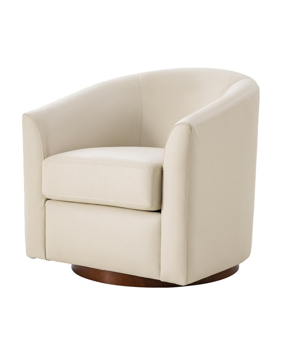 Click here for Hulala Home Amiir 30.5 Wide Genuine Leather Swivel... prices