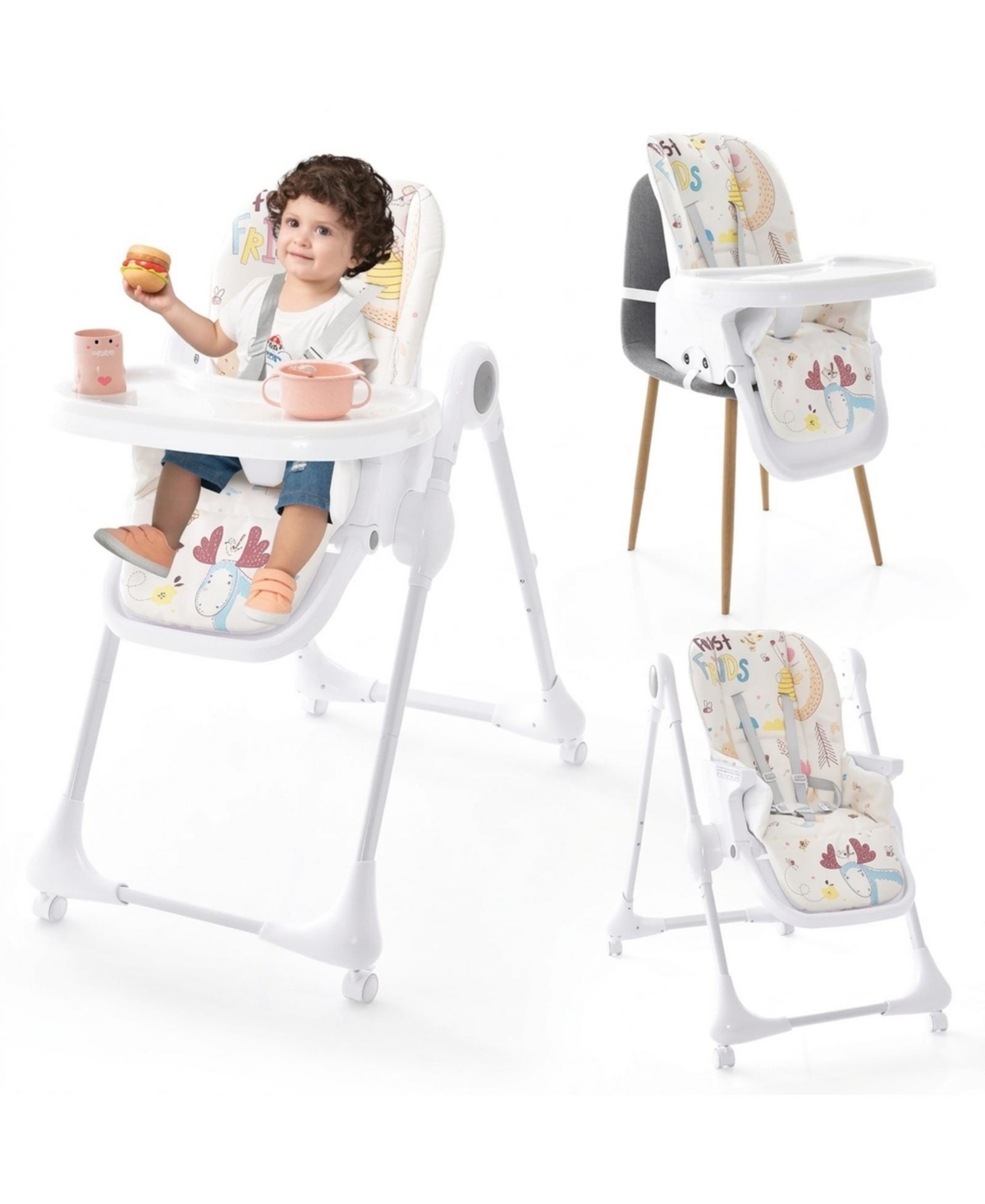 Click here for Gouun Toddler 3 in 1 Convertible Highchair with 7... prices