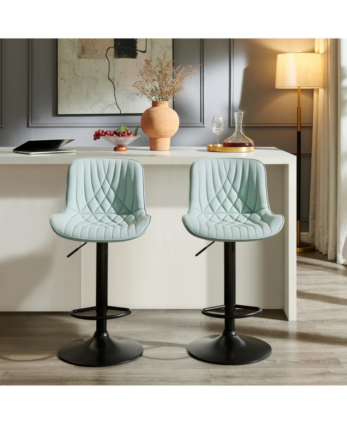 Click here for Rainsken Contemporary Adjustable Barstool Set of 2... prices