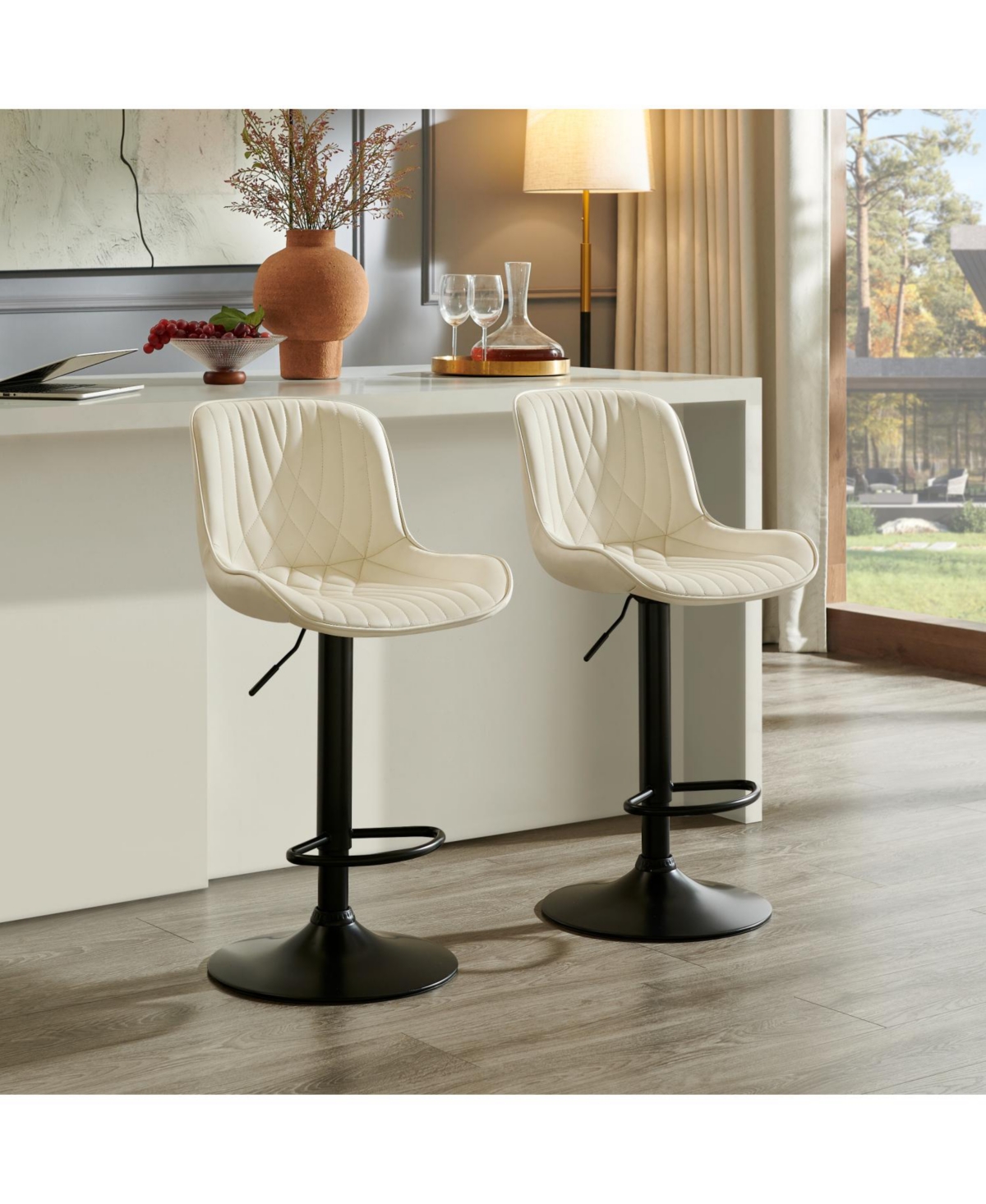 Click here for Rainsken Contemporary Adjustable Barstool Set of 2... prices