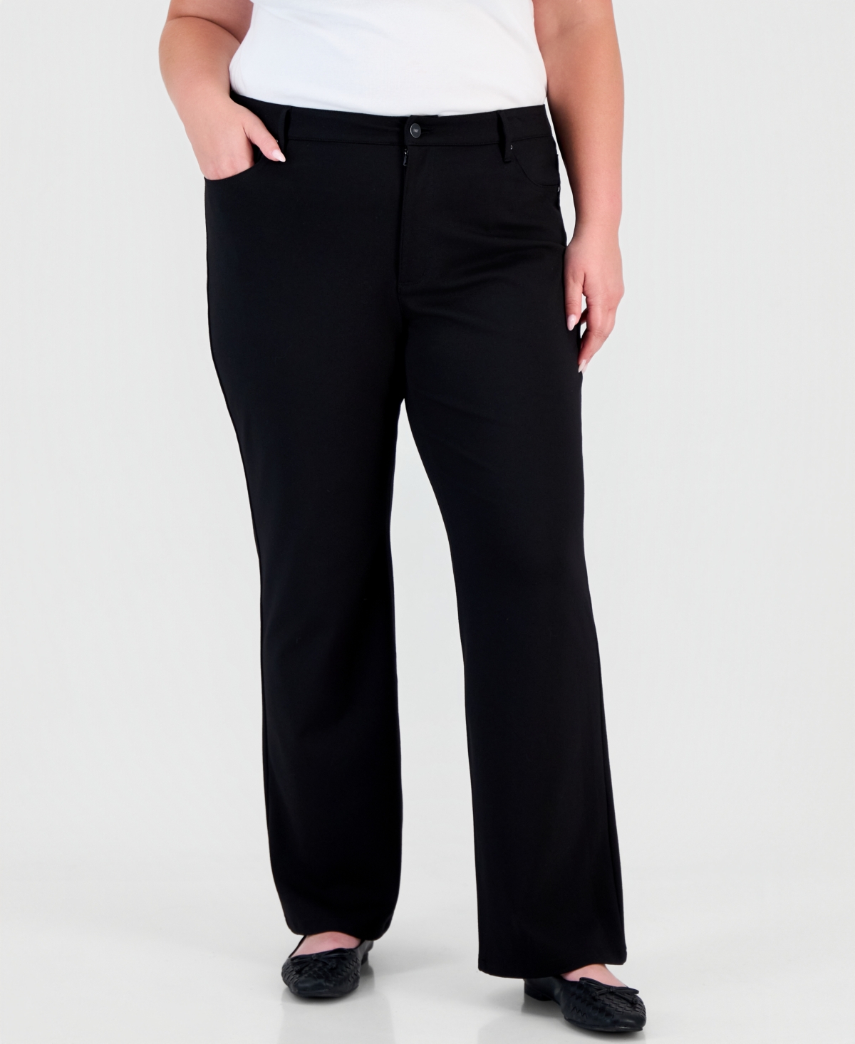 Click here for Jones New York Plus Size Ff Lexington Bootleg High... prices