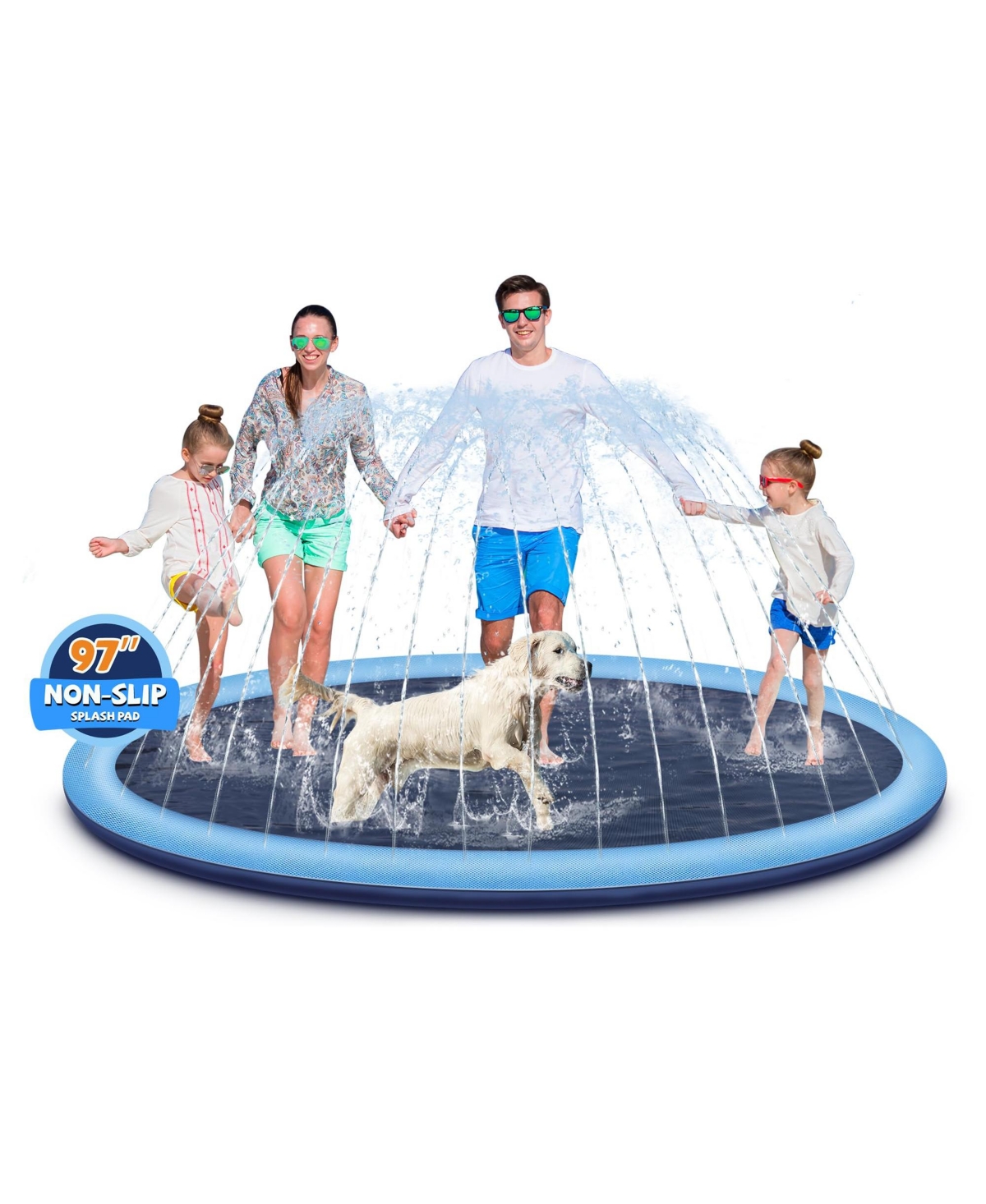 Click here for Aofar 97 Splash Pad for Dogs Kids Non Slip Sprinkl... prices